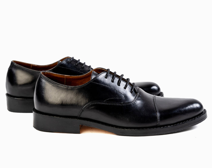 Men's Grand Alpine Derby - Black Noir - Marquina Shoemaker