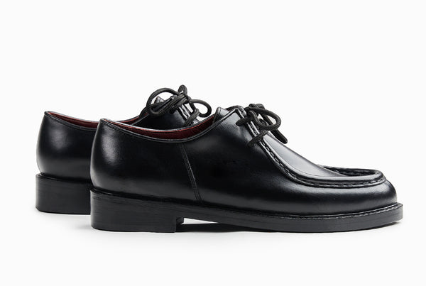 Men's Grand Alpine Derby - Black Noir - Marquina Shoemaker